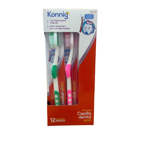 (KG-77) CEPILLO DENTAL CAJA ADULTO (KONNIG) | GRUPO AMARO