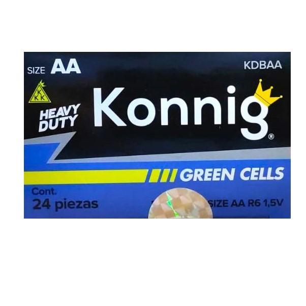 PILA AA CAJA C/24 PZAS KONNIG | GRUPO AMARO
